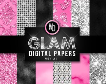 Pink Digital Paper - Etsy