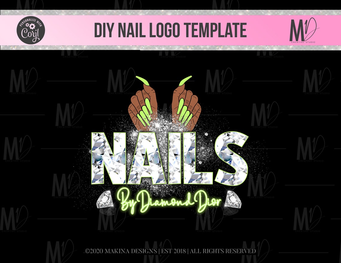Nail Tech Logo Feminine Logo Logo Design Logo Premade - Etsy