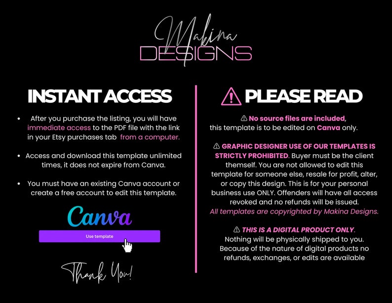 DIY VIP CARD Template Loyalty Card Business Card Card - Etsy