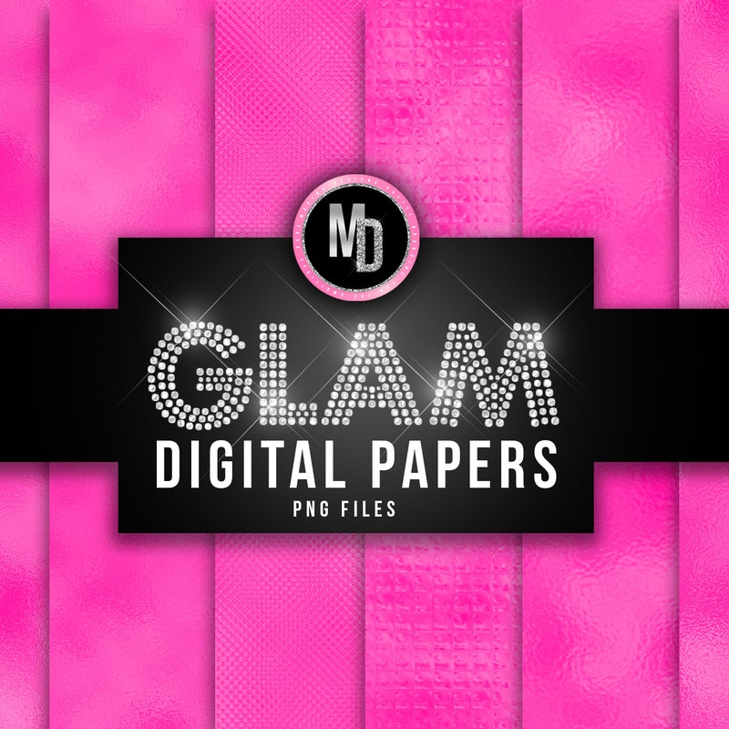 Pink Digital Papers - Etsy