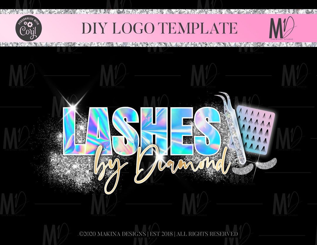 Lash Logo Design, Eyelash Logo Design, Eyelash Logo, Logo Design, Lash ...