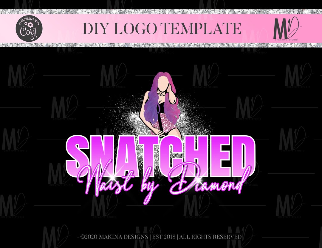 WAIST TRAINER LOGO Design Waist Training Cinched Logo Logo - Etsy