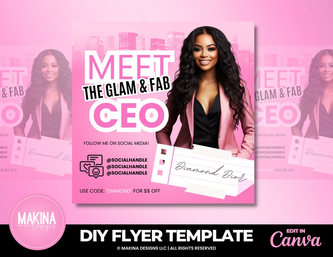 Meet the Ceo Flyer Template, Social Media Post, Instagram Flyer, Flyer ...