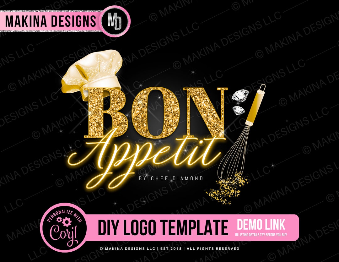 BAKING LOGO DESIGN, Cake Logo, Logo Design, Logo, Premade Logo, Logo ...