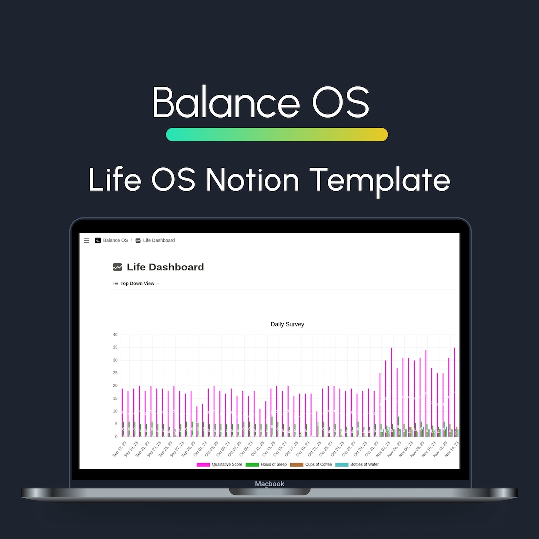 Balance OS: Life Operating System - Notion Template - Etsy