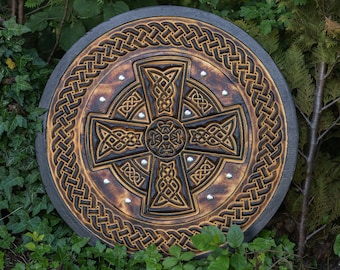 Celtic Wood Shield - Etsy
