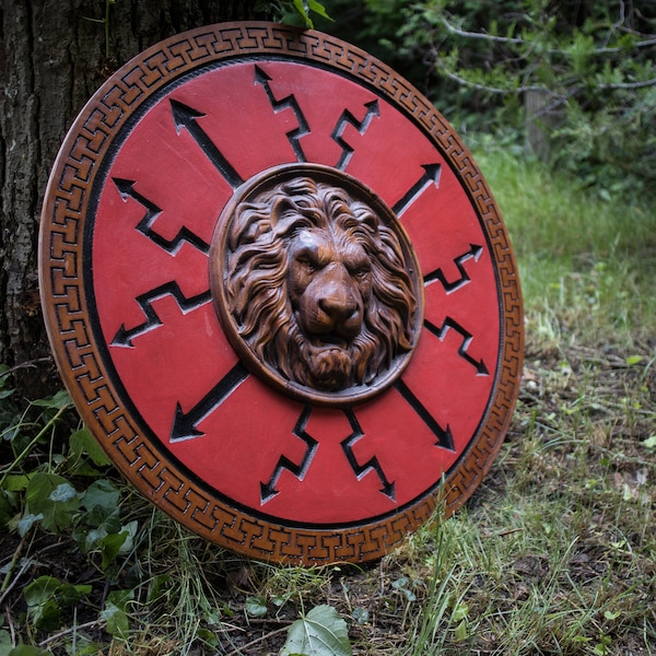 Lion and Shield - Etsy