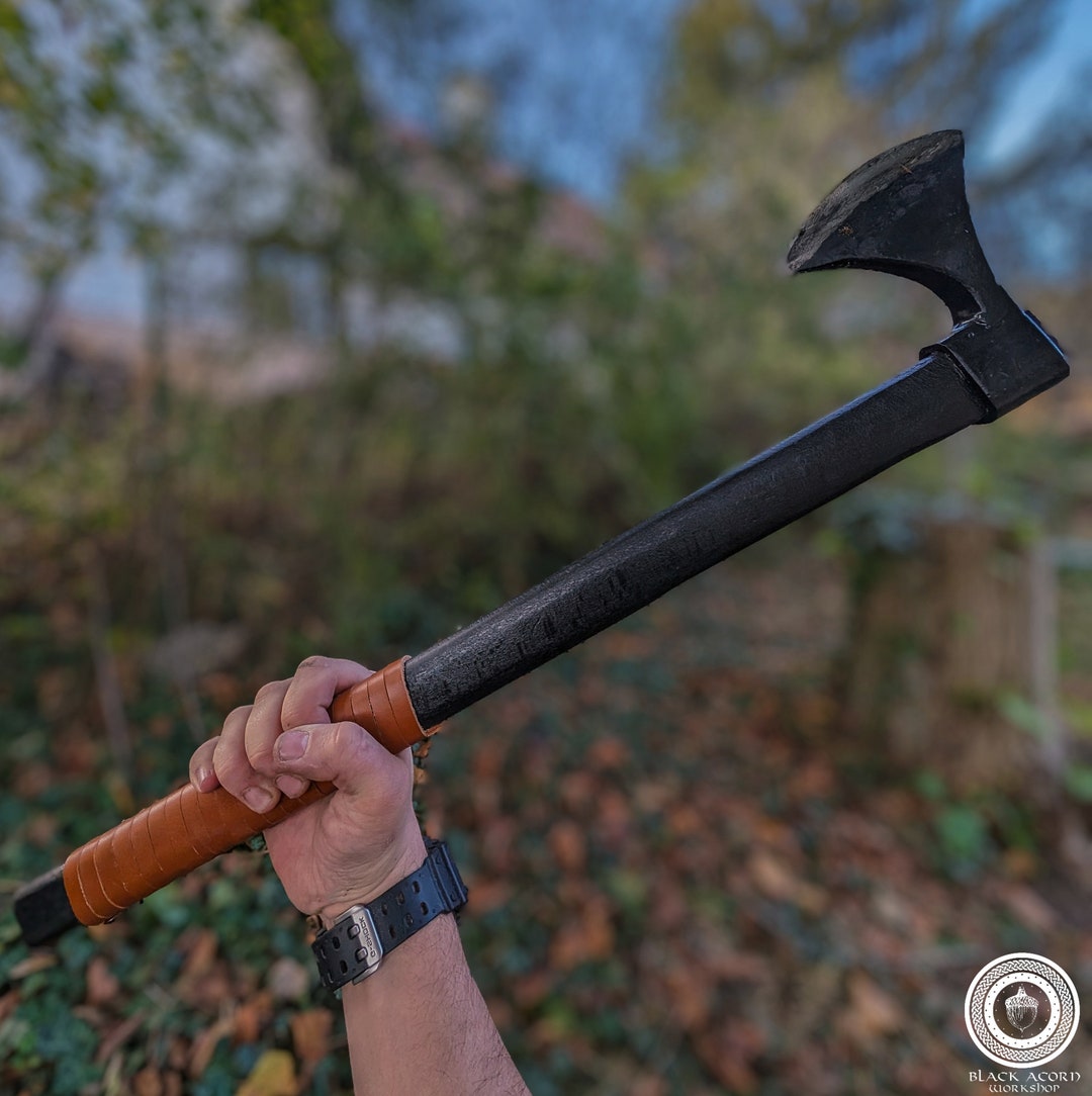 Viking Axe Bushcraft Axe Battle Axe Norse Scandinavian Axe Two Handed ...