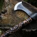 Viking Axe Vegvisir Francisca Ax With Full 3D Relief Carved Handle - Etsy