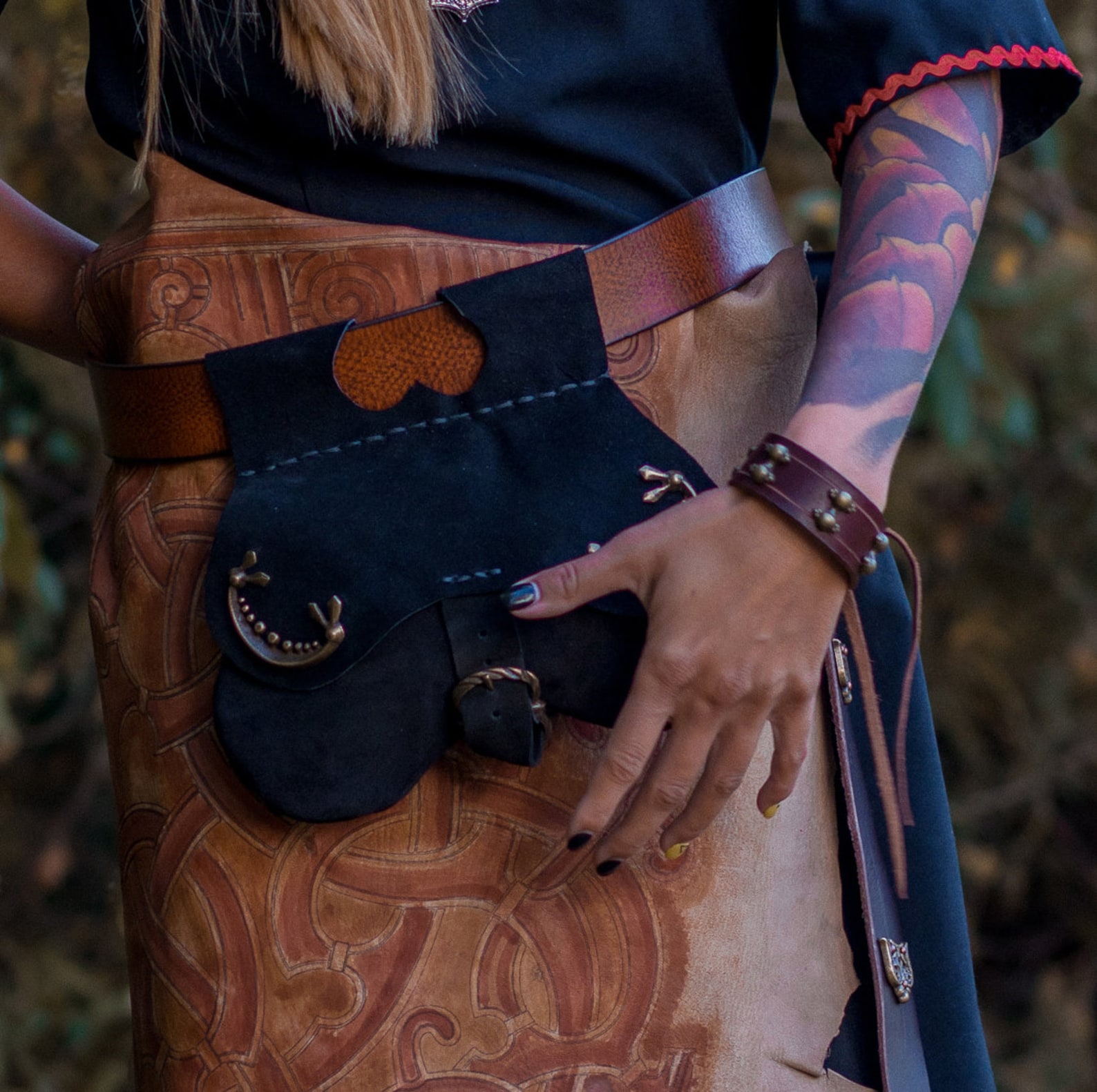 Handmade Kidney Pouch Medieval 14th Century Replica High | Etsy