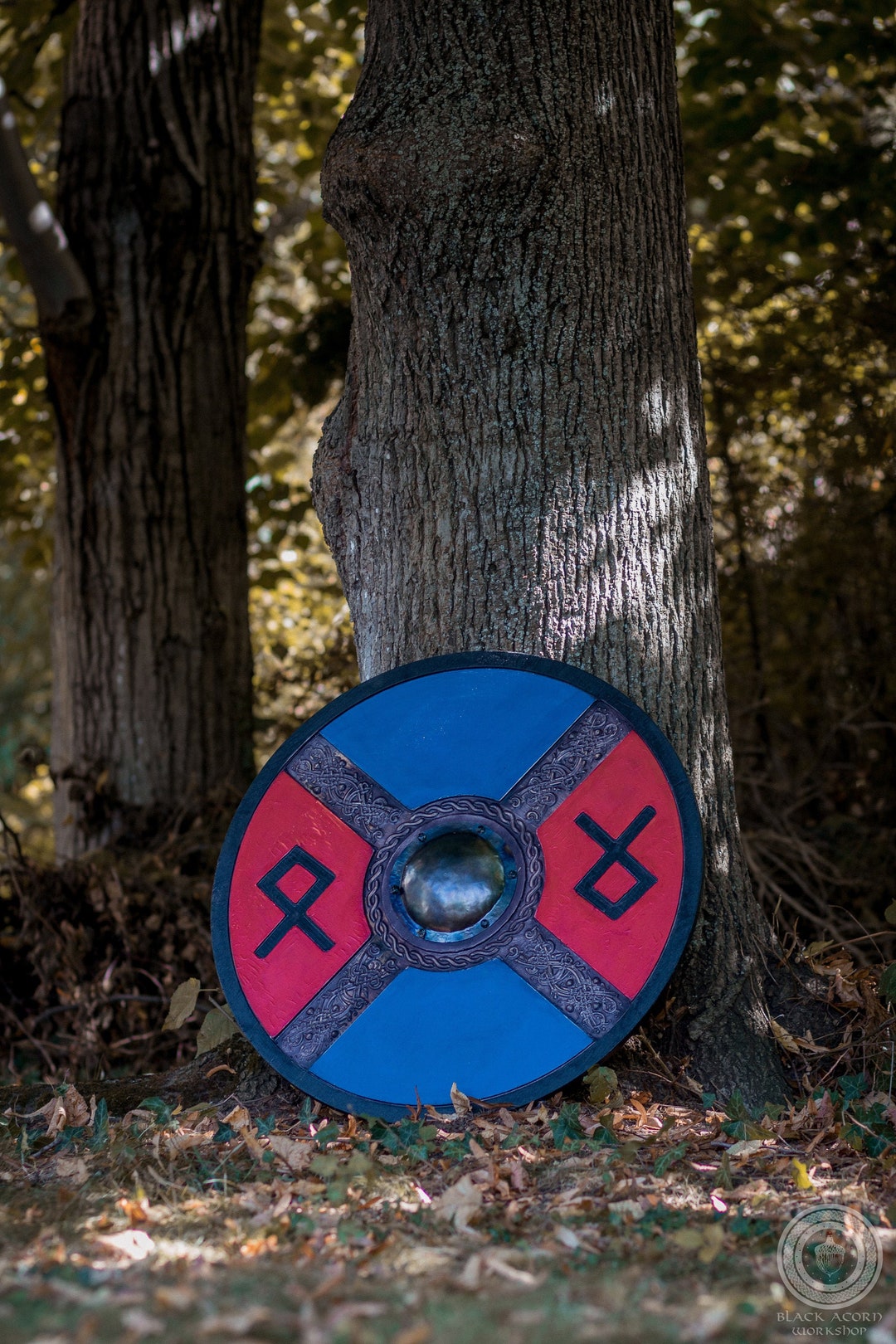 Viking Shield,runic Shield, Viking Wall Decor,wood Wall Art,handmade ...