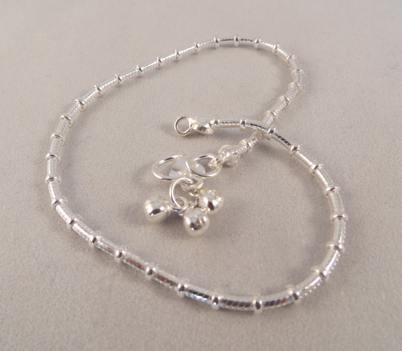 Anklet Handcrafted Sterling Silver Women Anklet 10 1/2