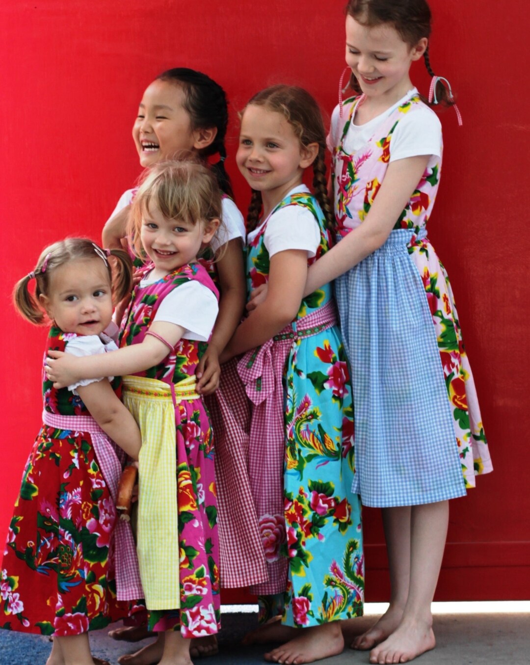 Children Dirndl Dress Wiesn Oktoberfest Size 122 Pink - Etsy Sweden