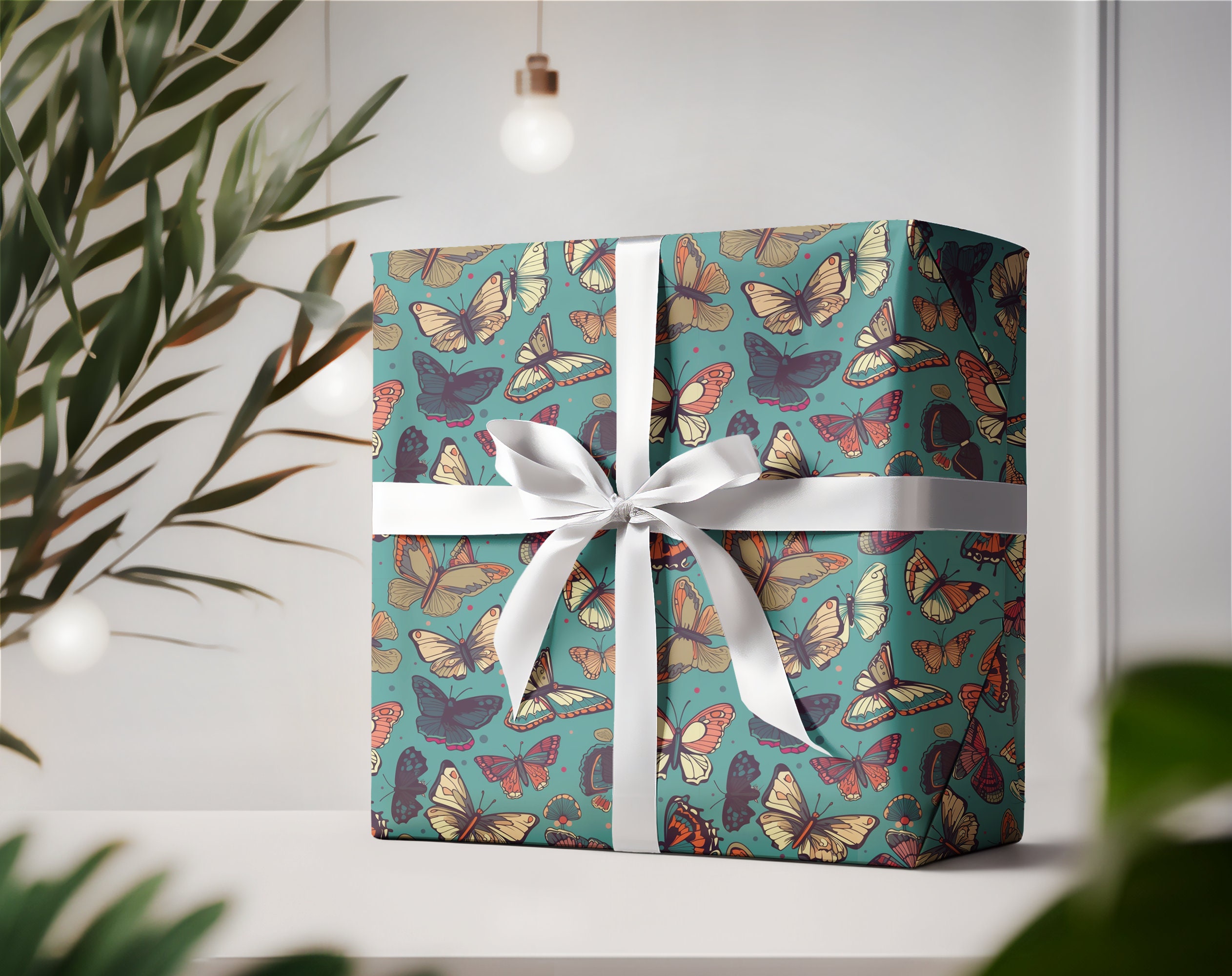 Wrapping Paper Mockup, Smart Gift Wrap Mockup, Wrapping Paper Pages ...