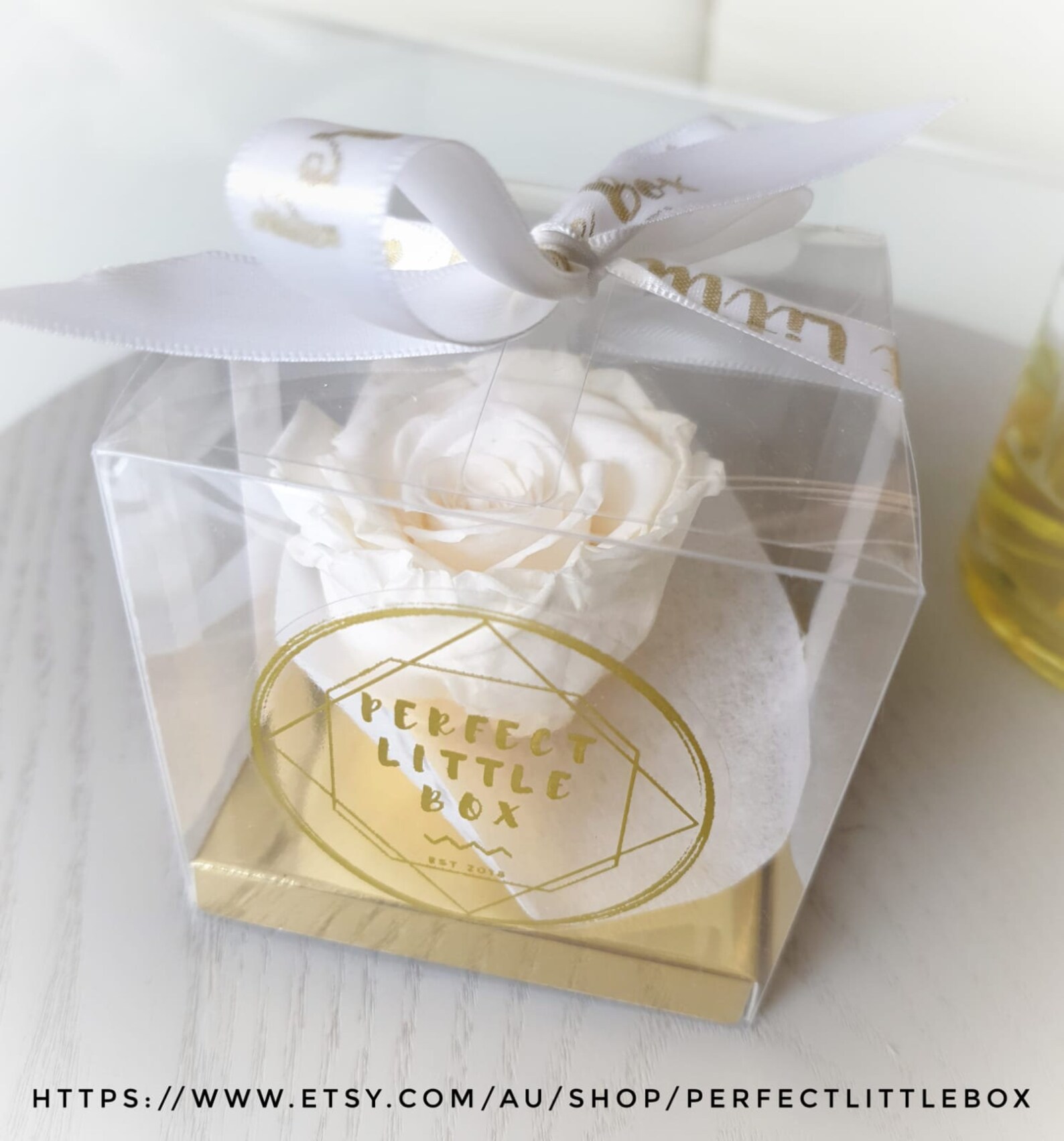Single Preserved Rose in A Box - Etsy Australia