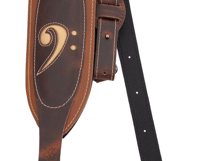 ULTRA WIDE Bass Guitar Strap Bass Leather Strap Custom Bass Strap Comfy ...