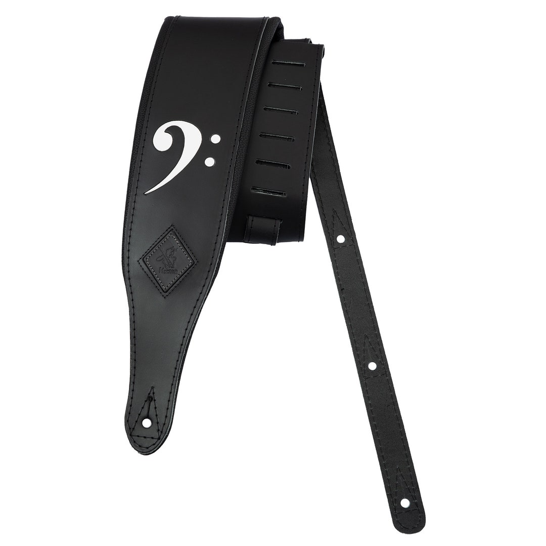 Wide Leather Bass Strap, Custom Bass Strap , Wide Guitar Strap - Etsy