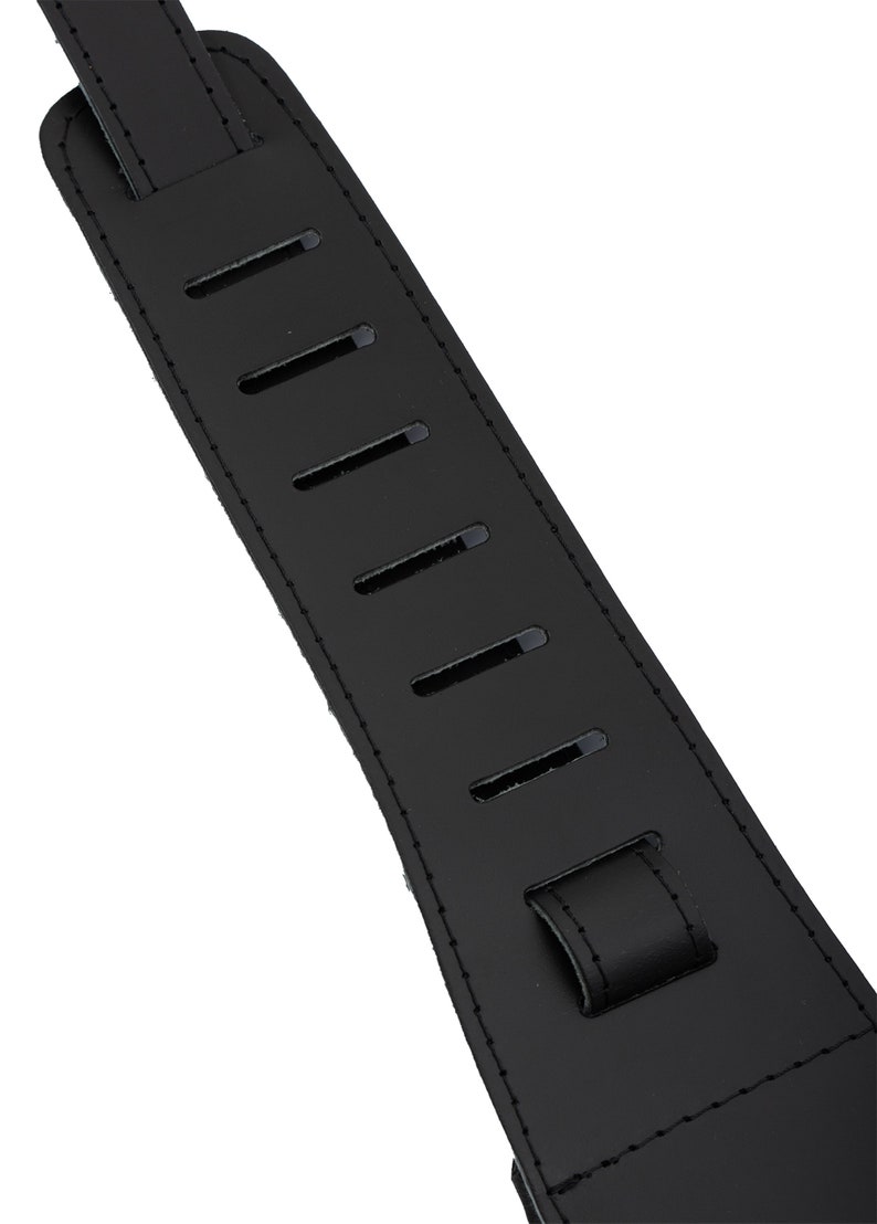 Wide Leather Bass Strap Custom Bass Strap Wide Guitar Strap - Etsy