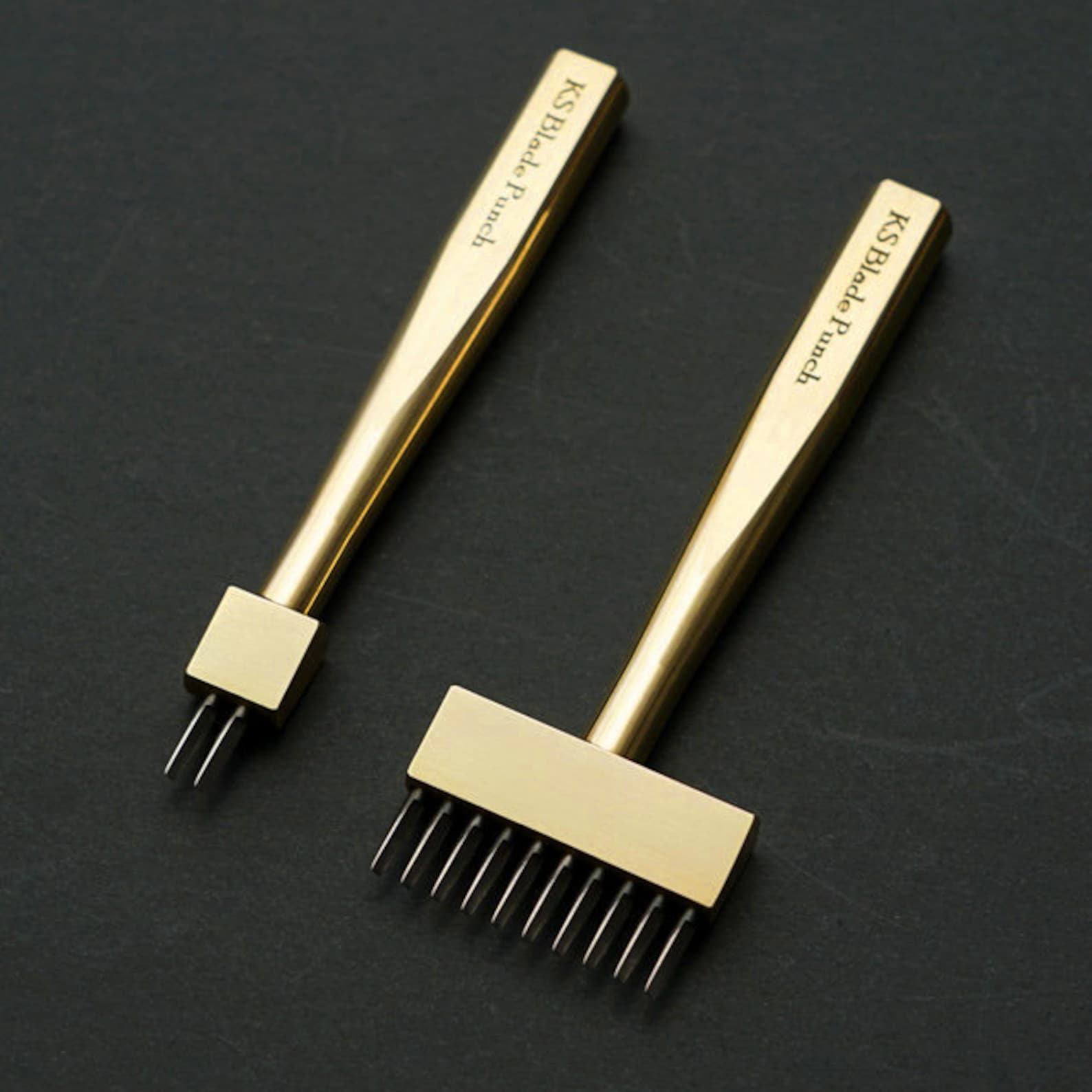 Ksbladepunch / Pricking Irons V2 (brass) – for High Quality ...