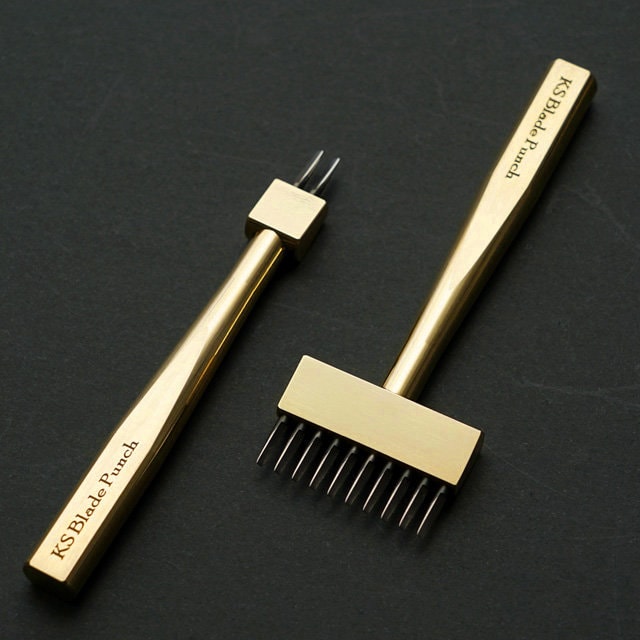 Ksbladepunch / Pricking Irons V2 (brass) – for High Quality ...