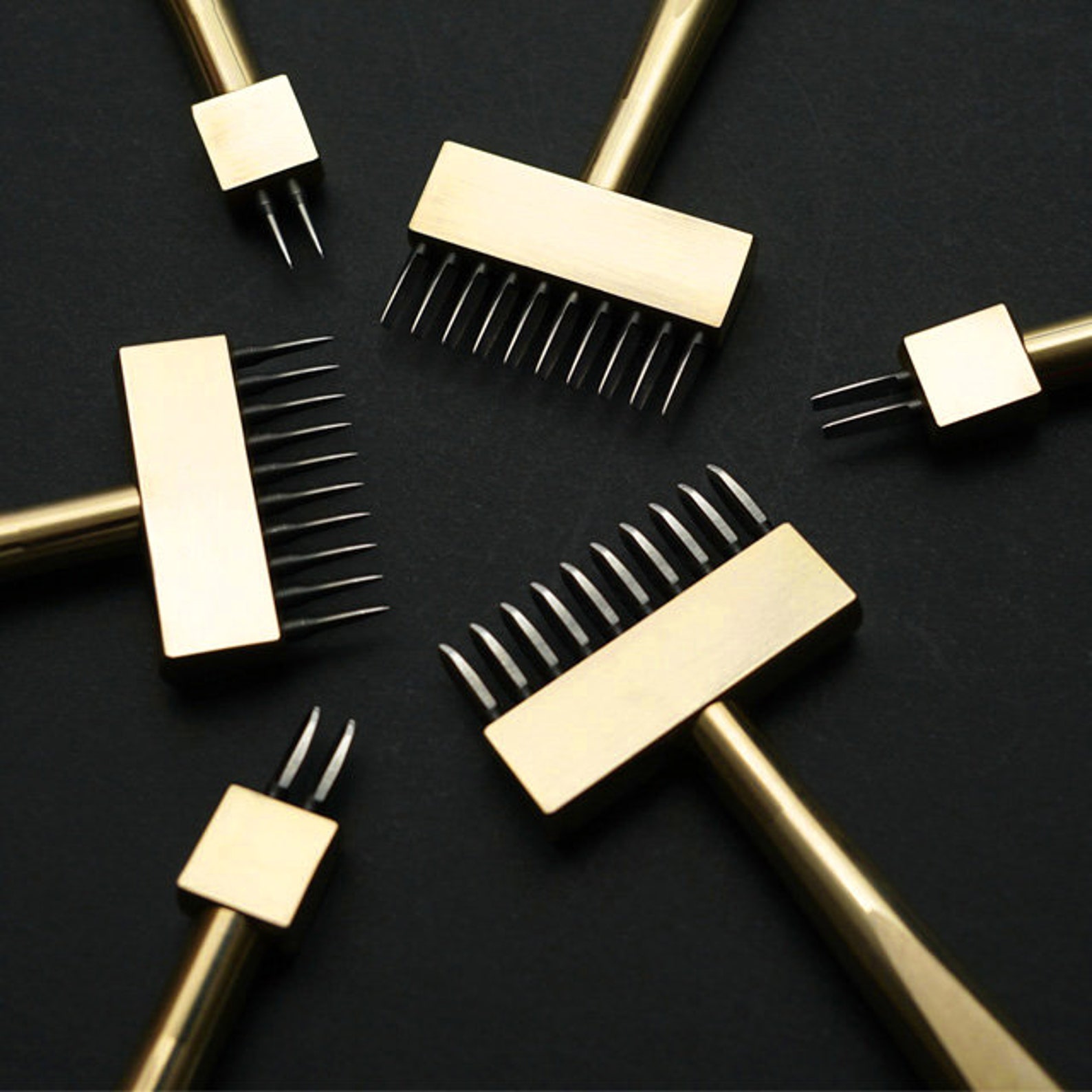 Ksbladepunch / Pricking Irons V2 (brass) – for High Quality ...