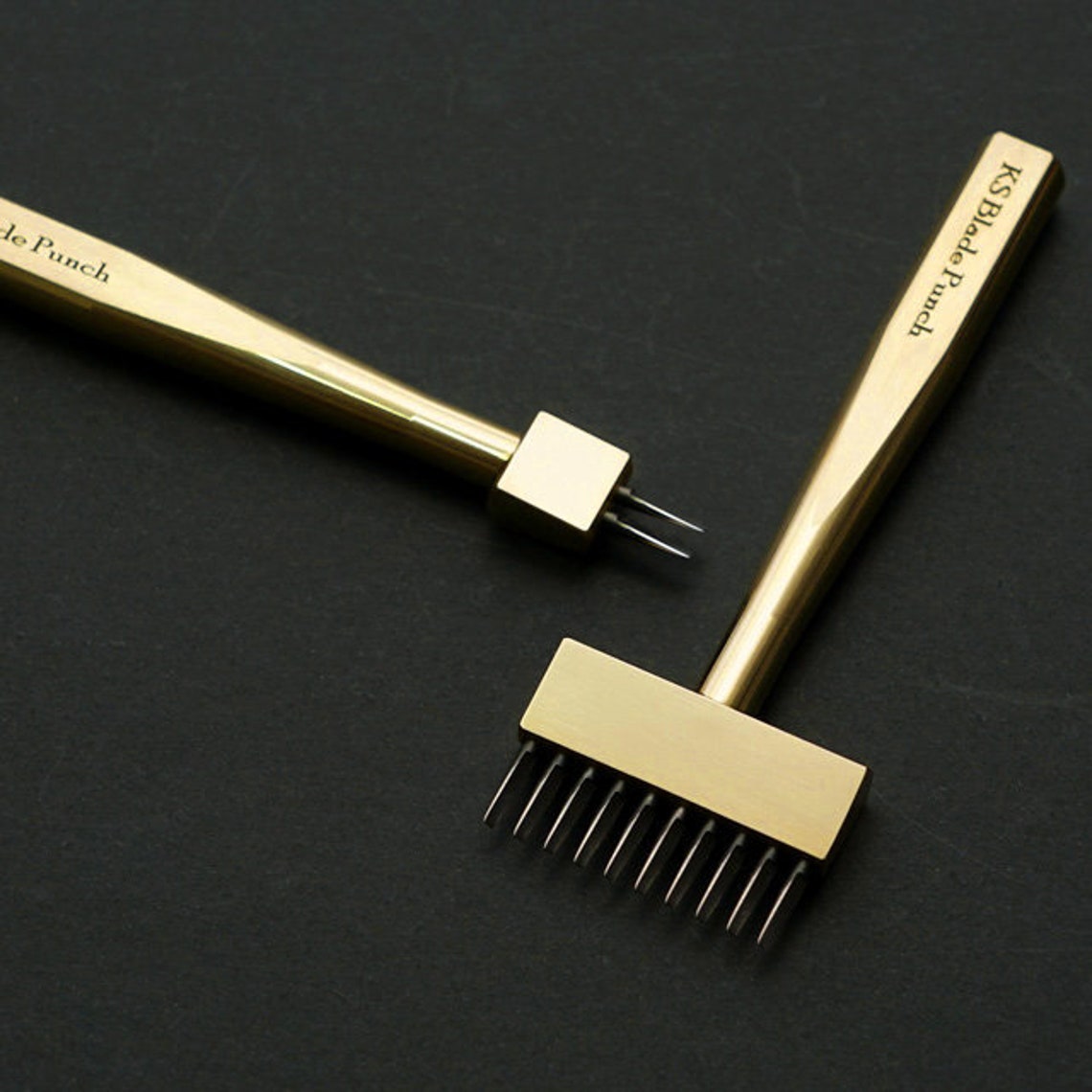 Ksbladepunch / Pricking Irons V2 (brass) – for High Quality ...