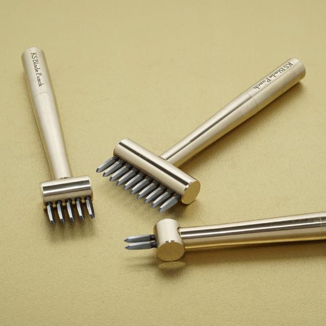 Ksbladepunch / Diamond Pricking Irons E1 (brass) – *2024 Version* – for ...