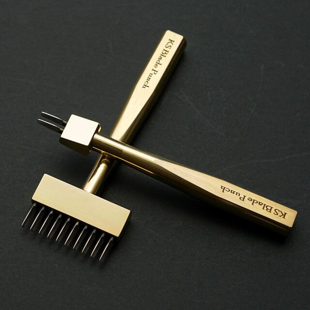 Ksbladepunch / Pricking Irons V2 (brass) – for High Quality ...