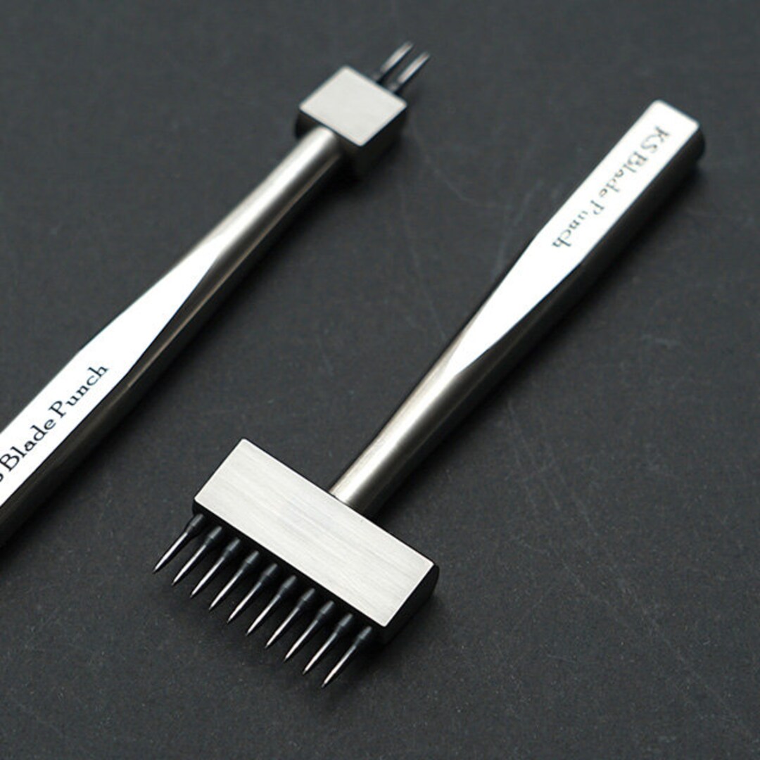 Ksbladepunch / Round Dent V2 (silver) – for High Quality Leathercraft ...