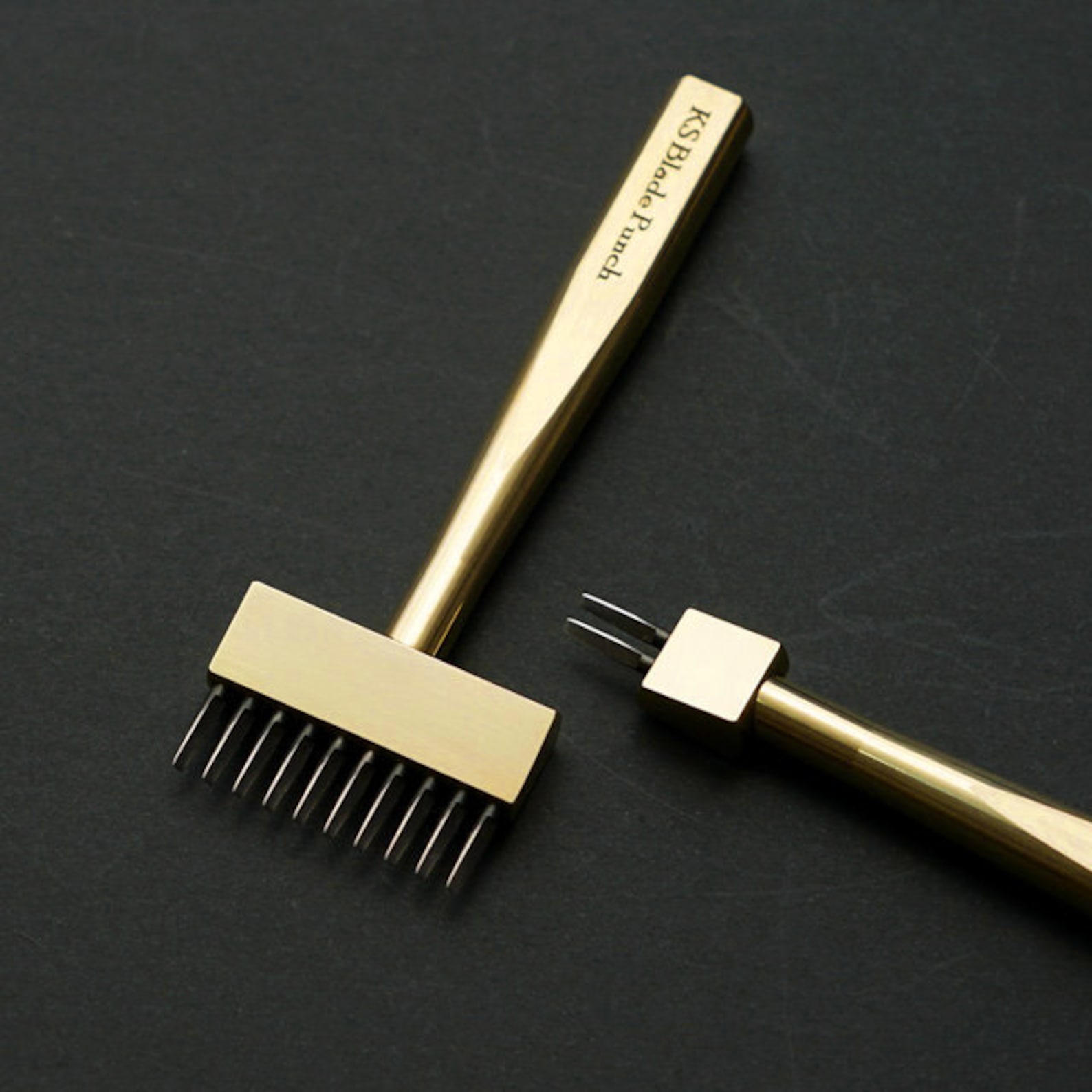 Ksbladepunch / Pricking Irons V2 (brass) – for High Quality ...