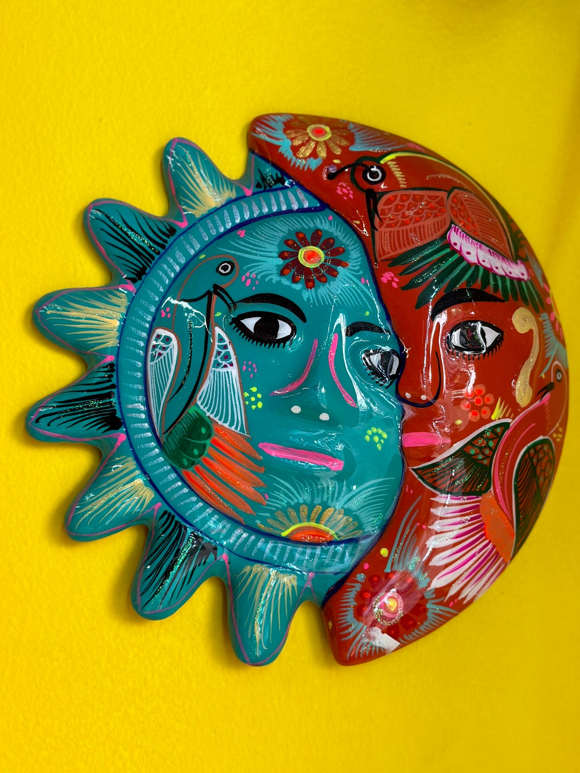 Eclipse Sol Y Luna Mexican Home Decor - Etsy