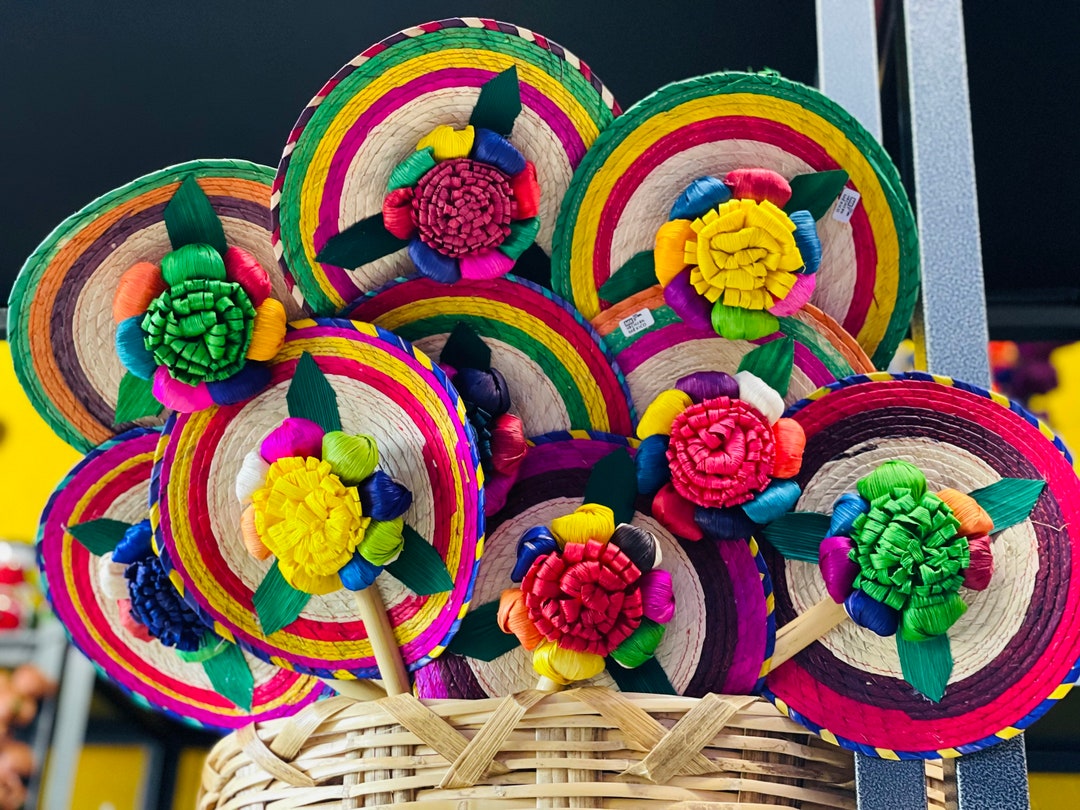 Abanicos mexicanos hechos a mano / abanico de mano - Etsy México