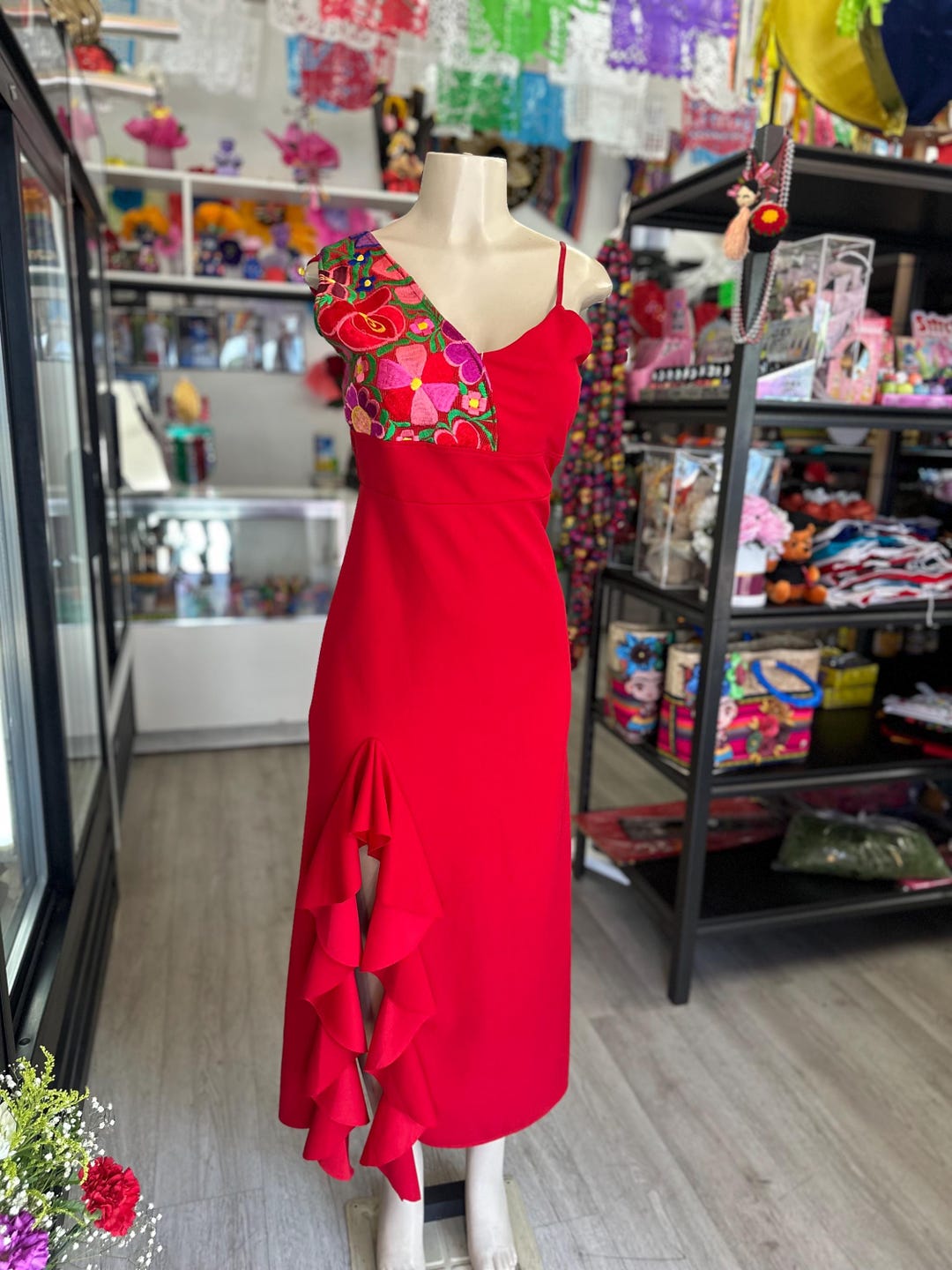 Amaizing Mexican Embroidery Bodycon Dress - Etsy