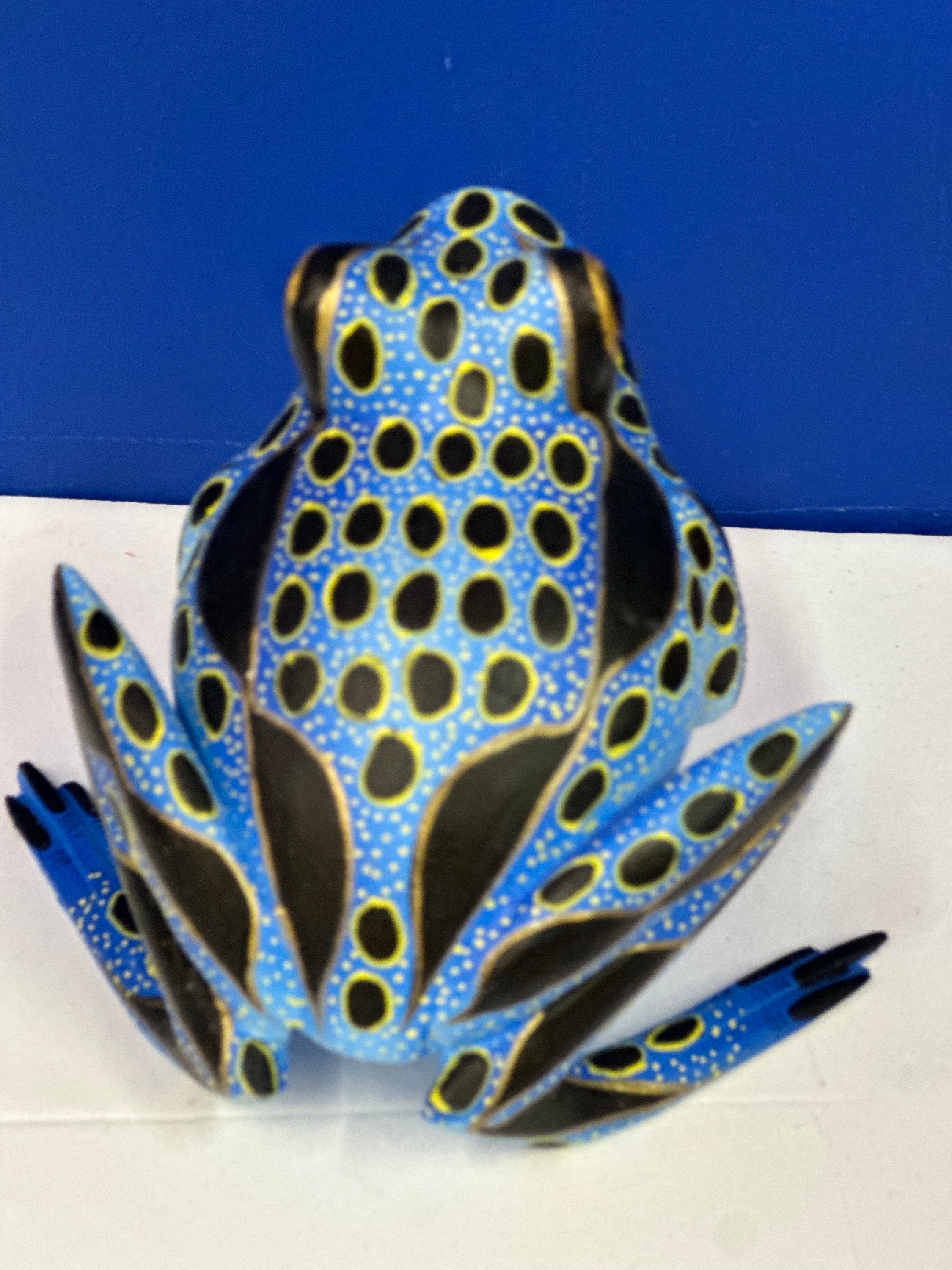 Enchanting Leap: Alebrije Frog Sculpture - Etsy