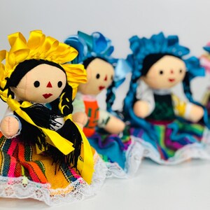Traditional Mexican Muneca Maria Leke Doll Set of 12 Pieces - Etsy