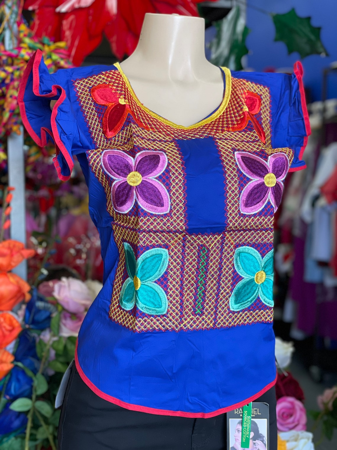 Amazing Mexican Blouse Top Oaxaca - Etsy