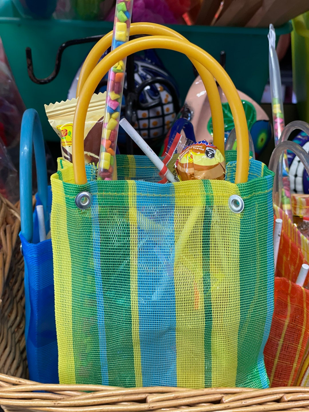 Fiesta Favors: Candy-filled Mexican Folk Art Birthday Bags - Etsy