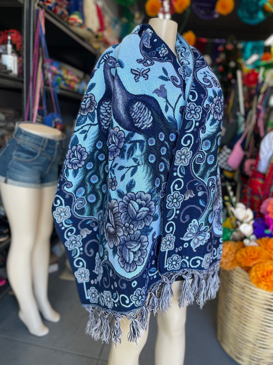 Mexican Shawl Rebozo Mexicano. Made in Mexico by Artisans. - Etsy