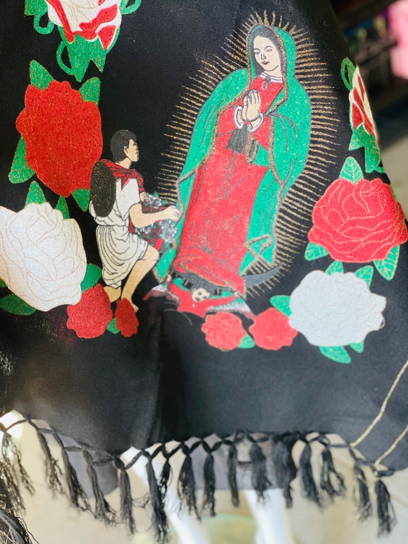 Virgen Maria Beautiful Mexican Rebozo - Etsy