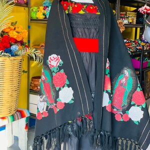 Virgen Maria Beautiful Mexican Rebozo - Etsy