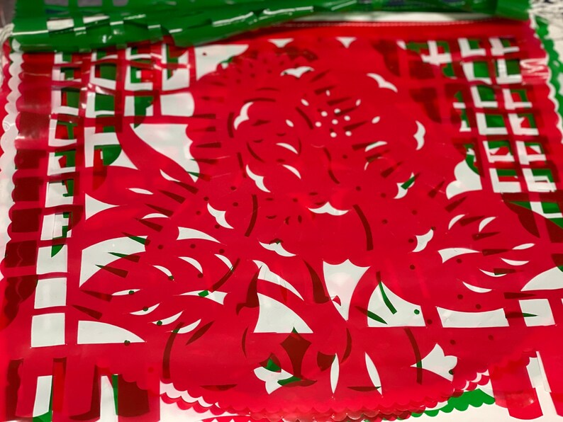 Dia De La Virgen Papel Picado Mexican Banners Plastic - Etsy