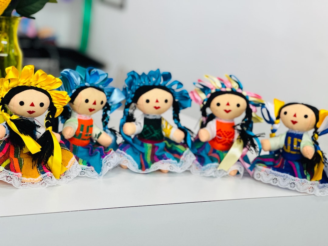 Traditional Mexican Muneca Maria Leke Doll Set of 12 Pieces - Etsy