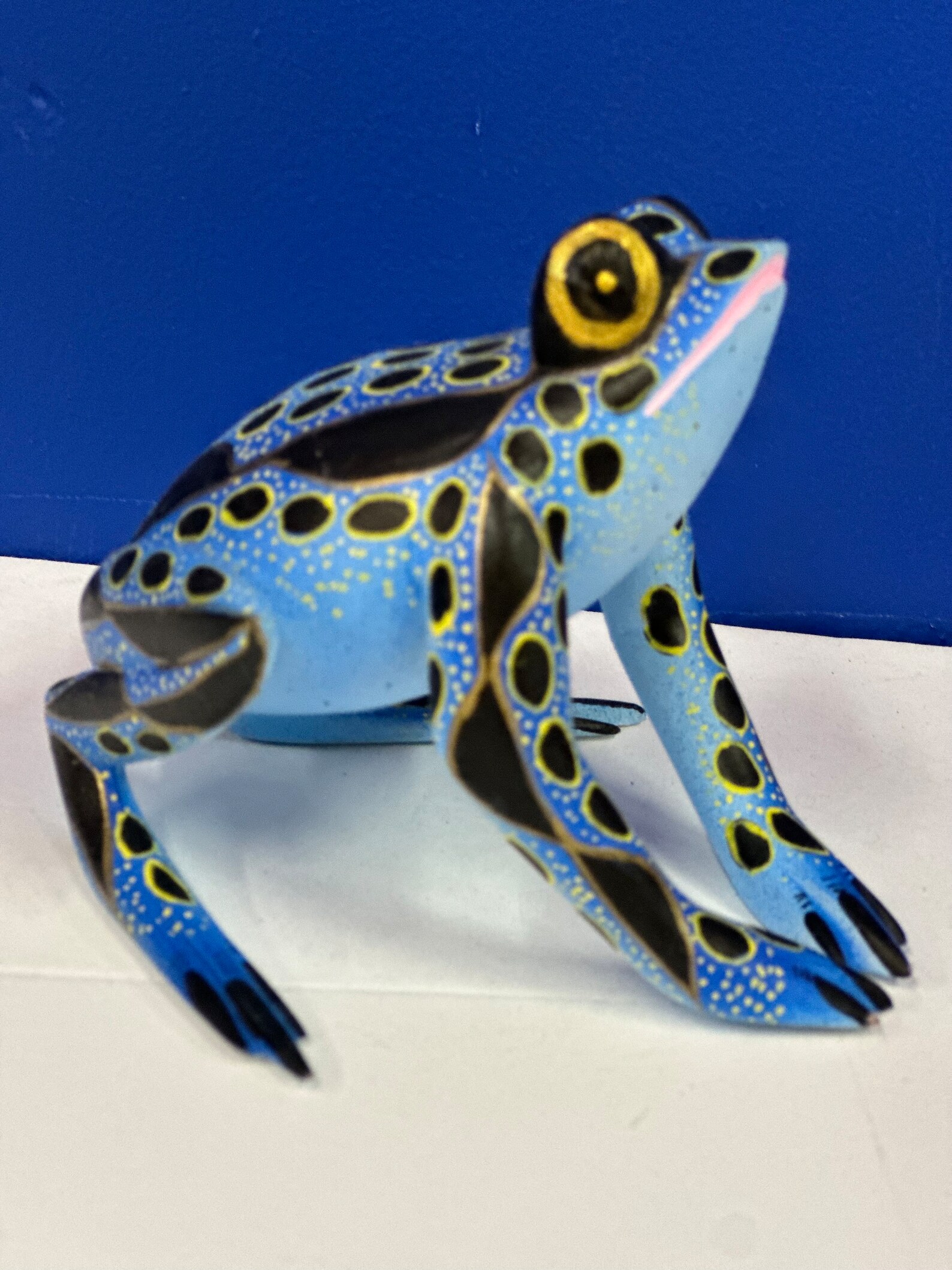 Enchanting Leap: Alebrije Frog Sculpture - Etsy