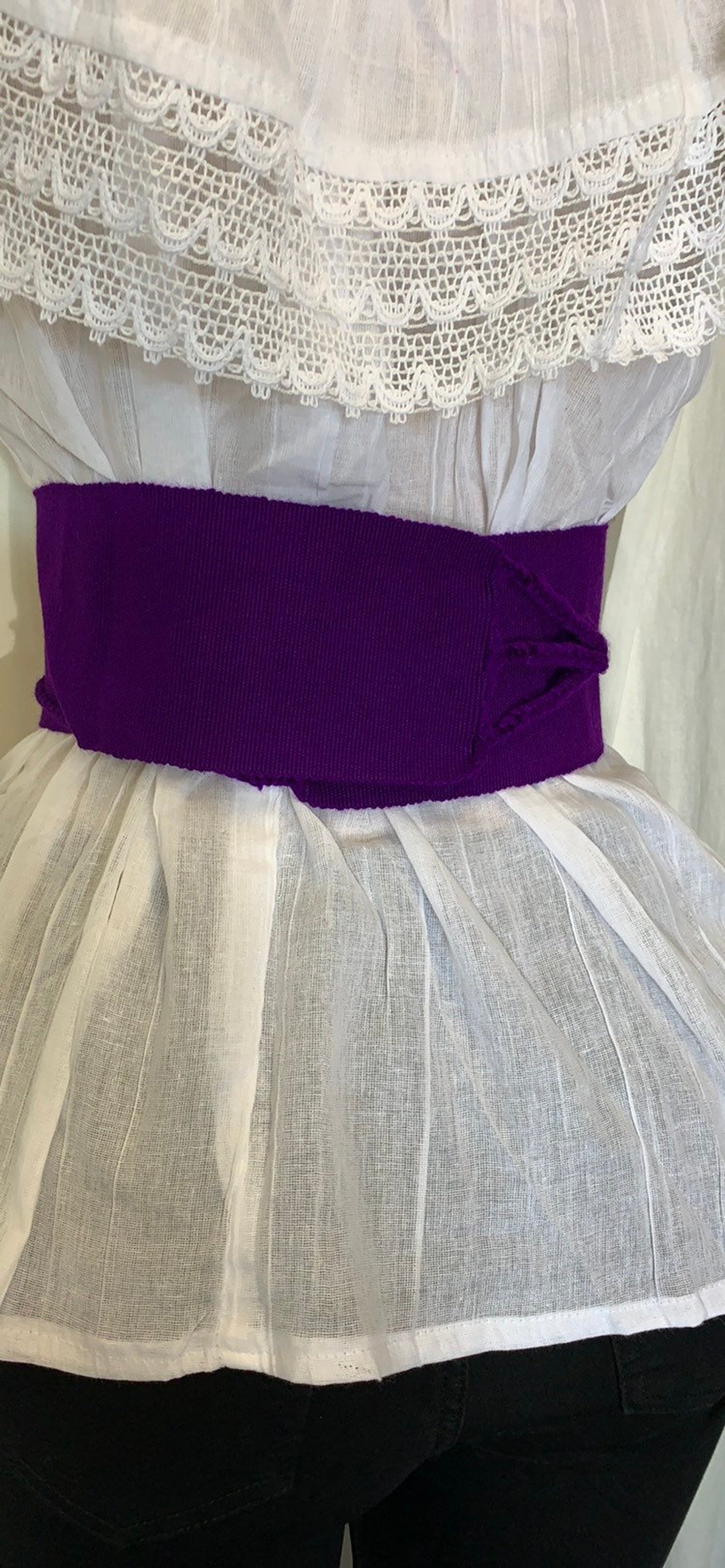 Embrace Timeless Elegance: Beautiful Solid Color Mexican Faja (belt - Etsy