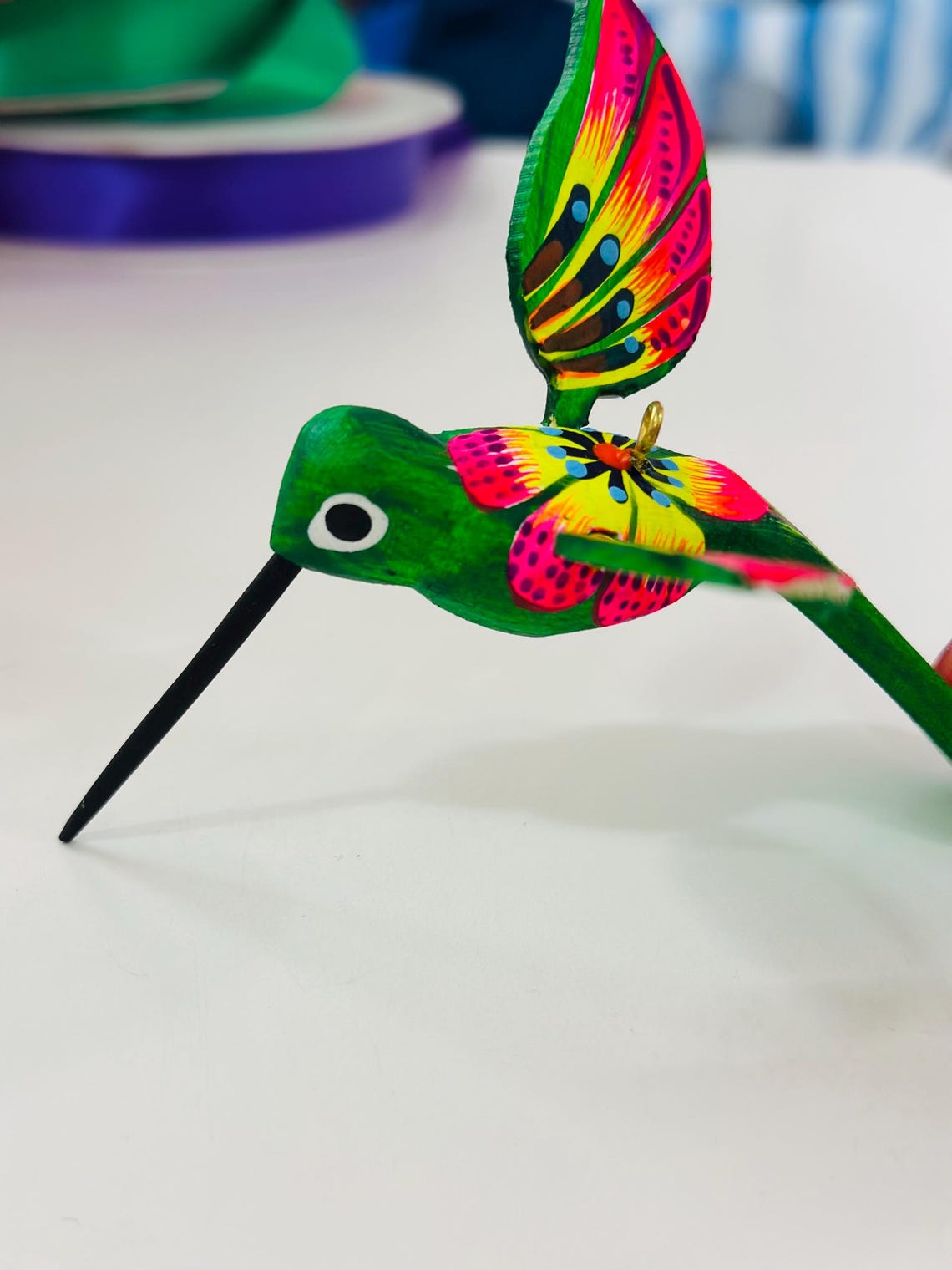 Humming Bird Colibri Mexican Art - Etsy
