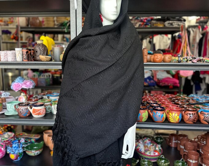 Beautiful Mexican Rebozo Embroidery Mexican Shawl - Etsy
