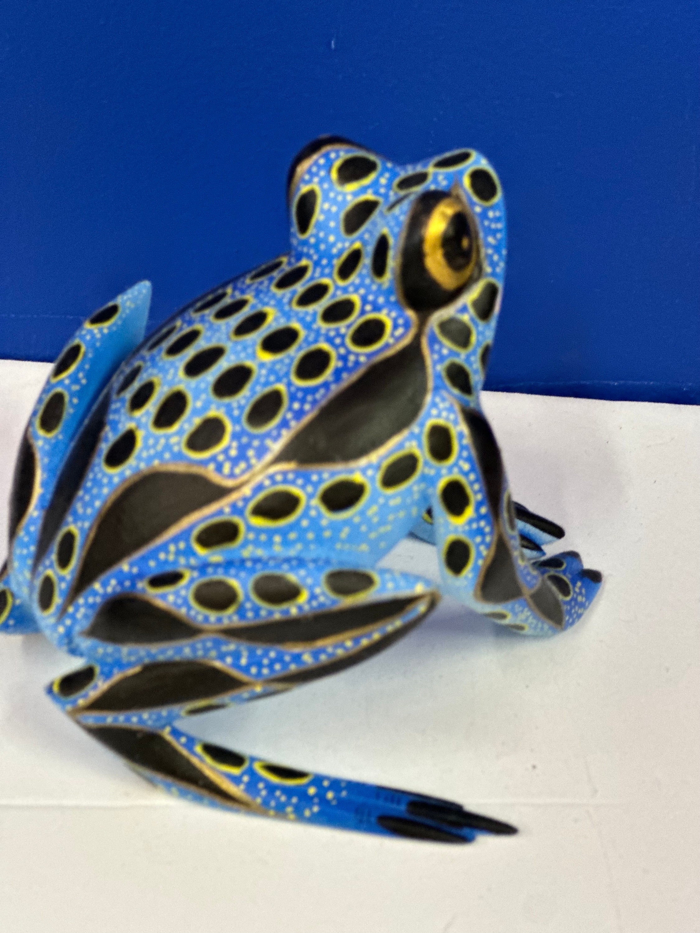 Enchanting Leap: Alebrije Frog Sculpture - Etsy