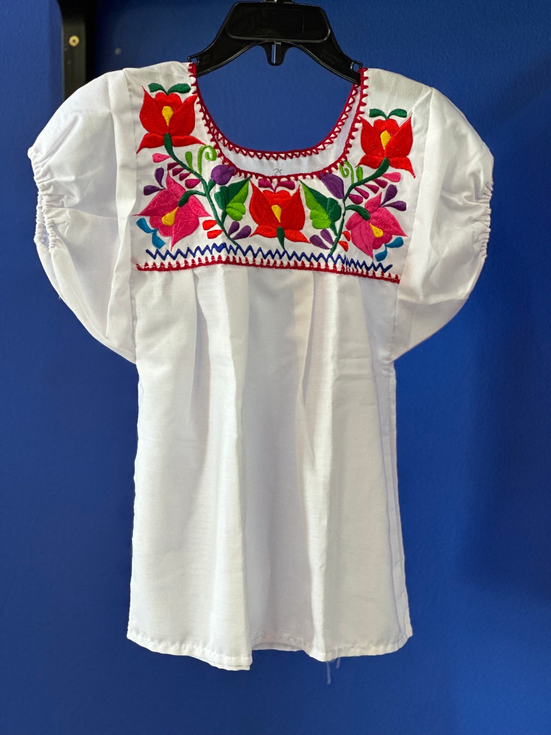 Folklore Mexican Blouse: Size 2T - Etsy