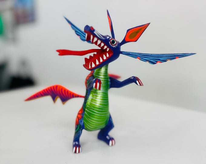Alebrijes Dragon Amazing Wood Carving - Etsy