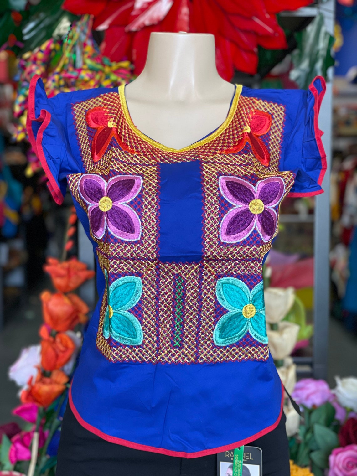 Amazing Mexican Blouse Top Oaxaca - Etsy
